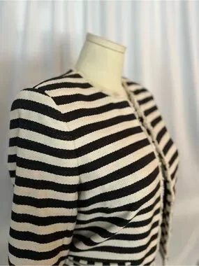 Metaphor | Jackets & Coats | Metaphor Striped Openfront Jacketxl Black ...